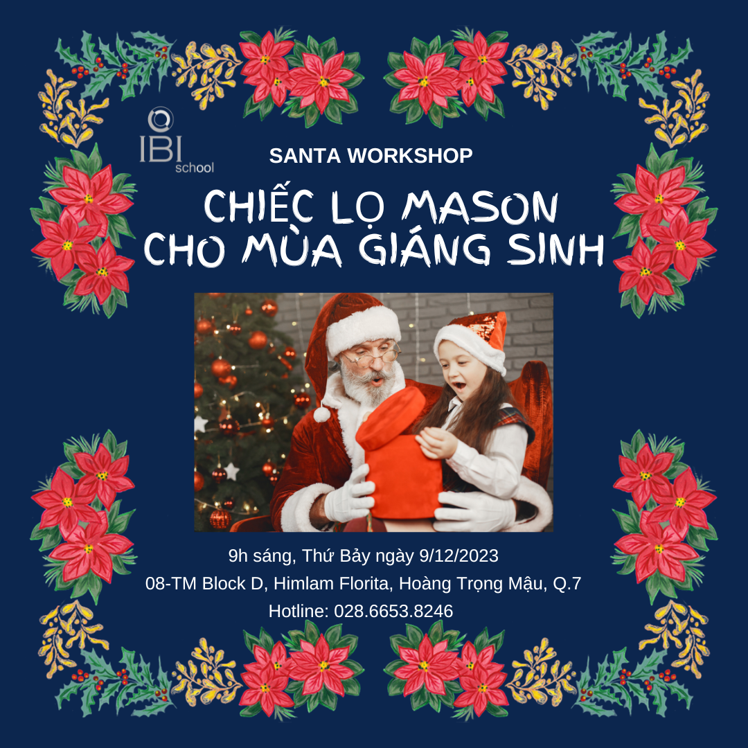 Santa Workshop - Chiếc Lọ Mason Cho Mùa Giáng Sinh
